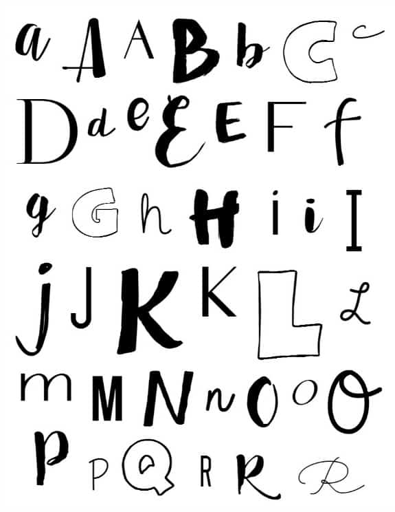 DIY Letter Magnets - Over The Big Moon