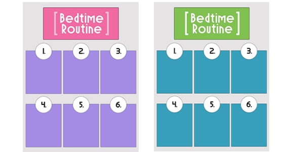 Bedtime Routine Printables - Over The Big Moon