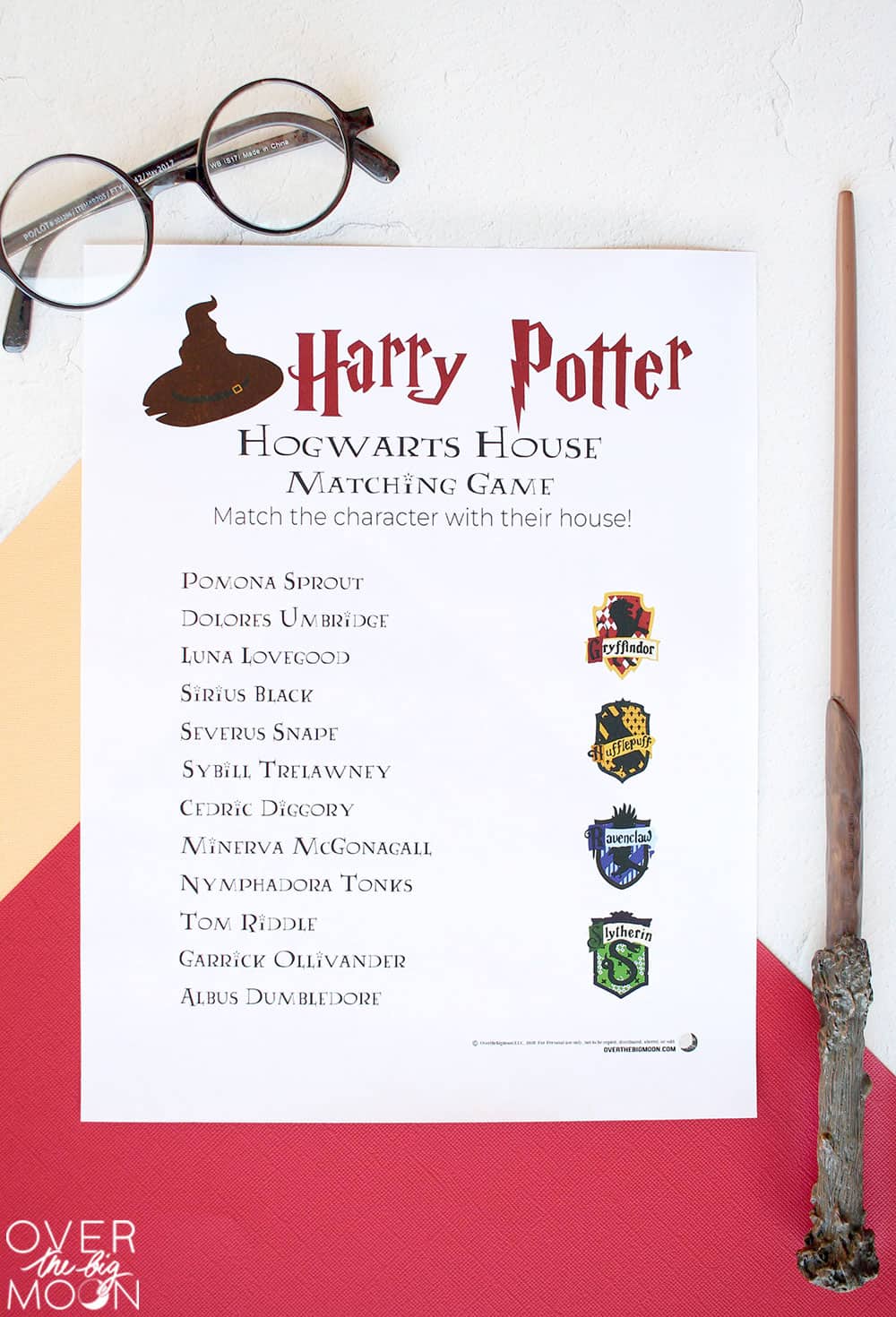 Harry Potter Printable Activities